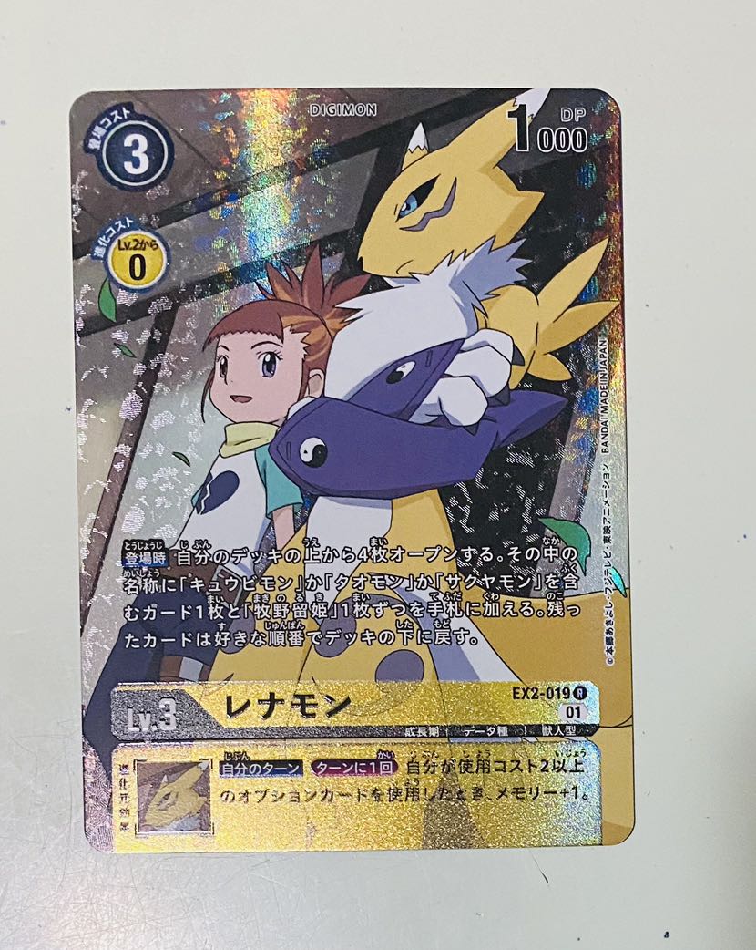 數碼暴龍 異畫 EX2-019 R 咭卡 Digimon card DTCG, 興趣及遊戲, 玩具 & 遊戲類 - Carousell