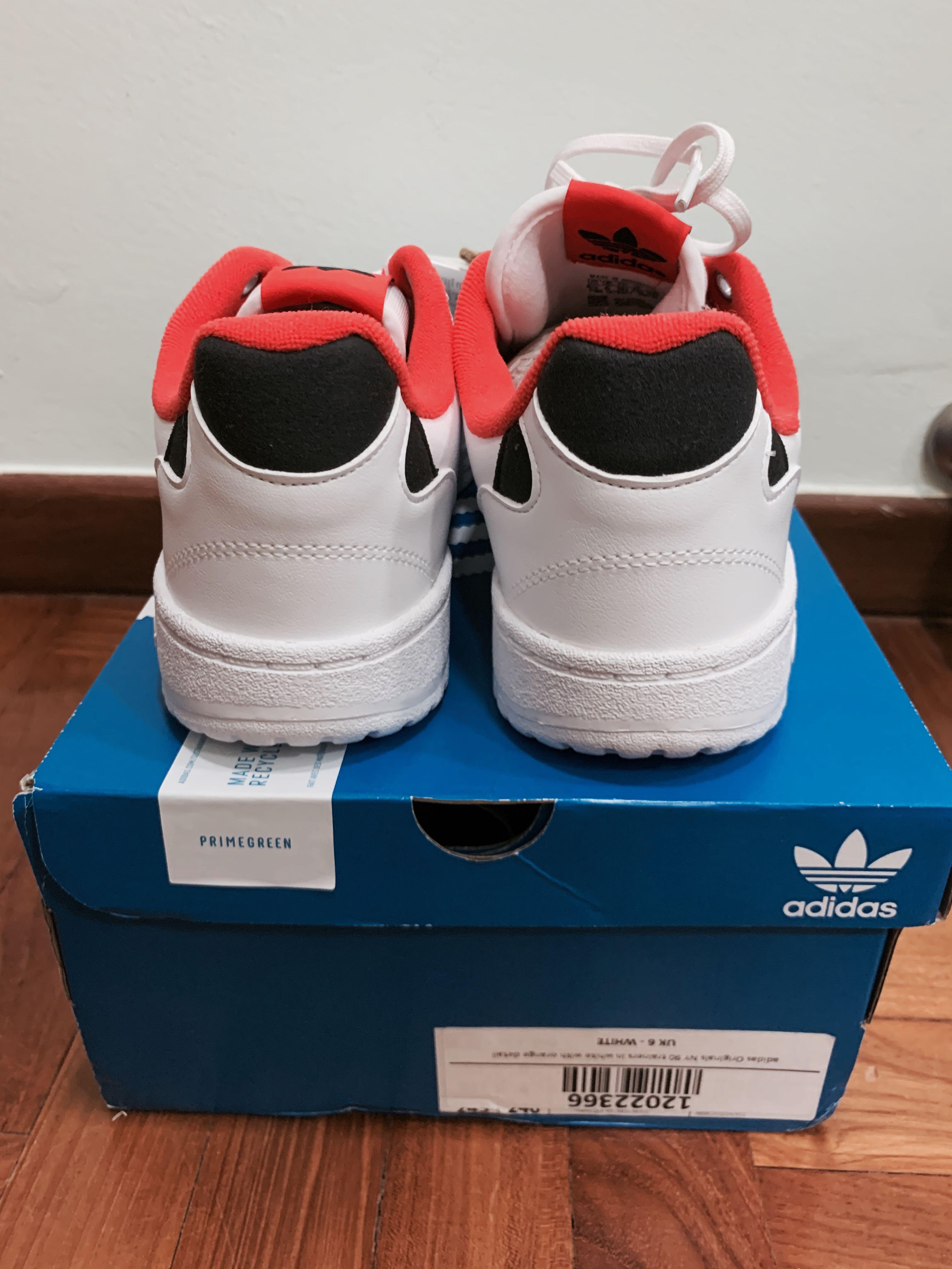 Adidas Originals NY 90 White Orange Sneakers Shoes NY90, Men's Fashion ...