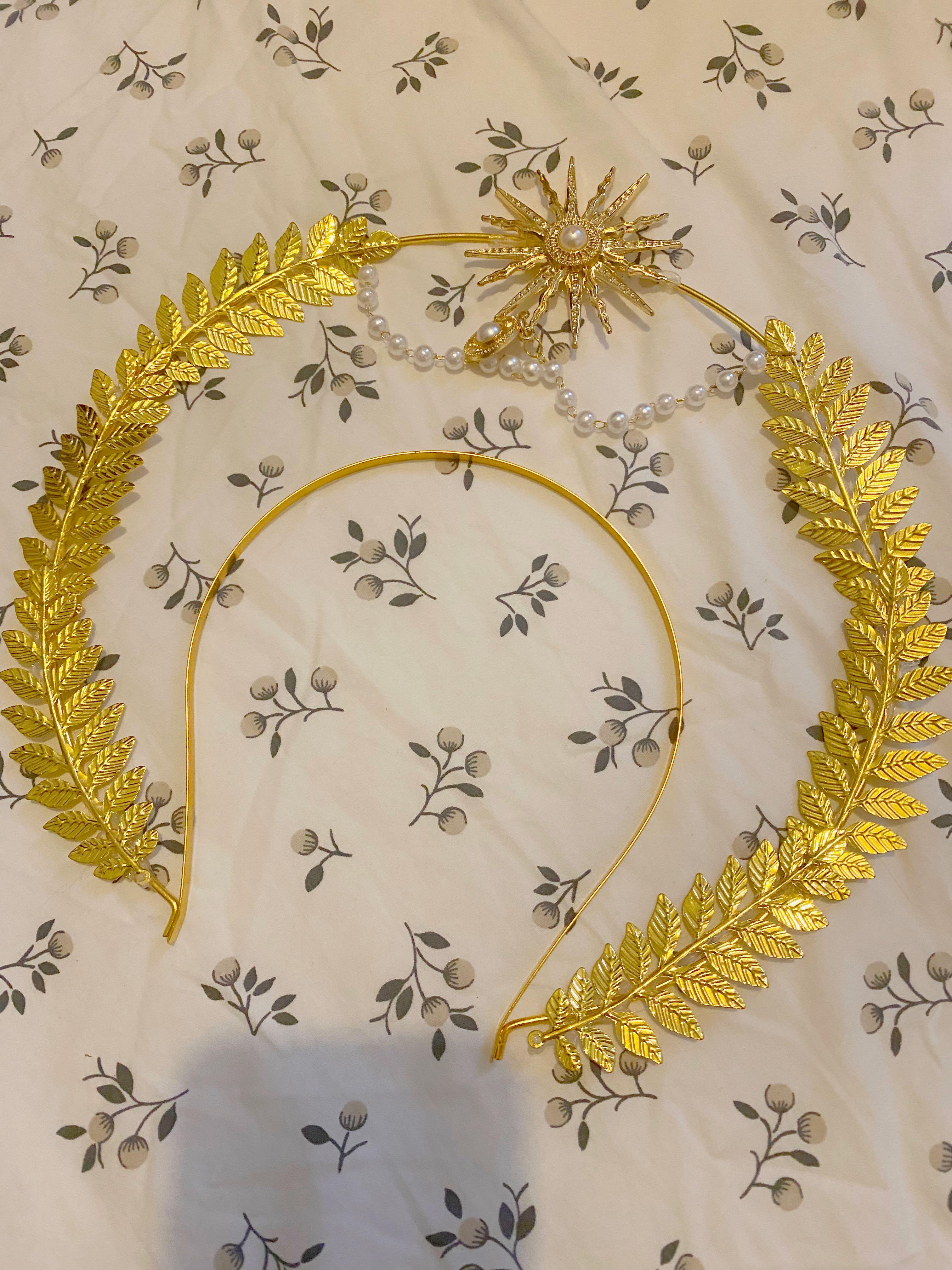 Ancient Greek Costume (Whole set with Headdress), Women's Fashion ...