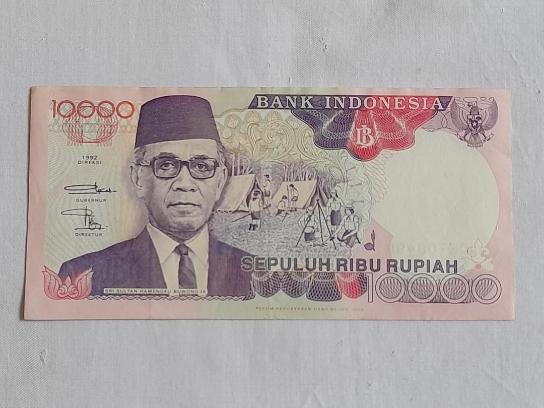 Bank Indonesia 10000 Sepuluh Ribu Rupiah 1992, Hobbies & Toys ...