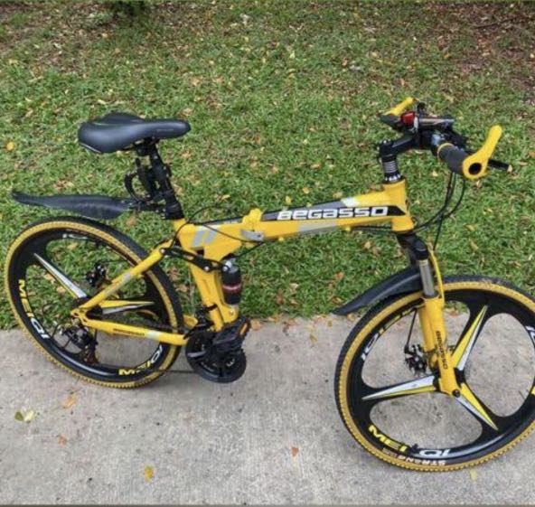 Begasso 24 inch foldable mountain bike, Sports Equipment, Bicycles ...