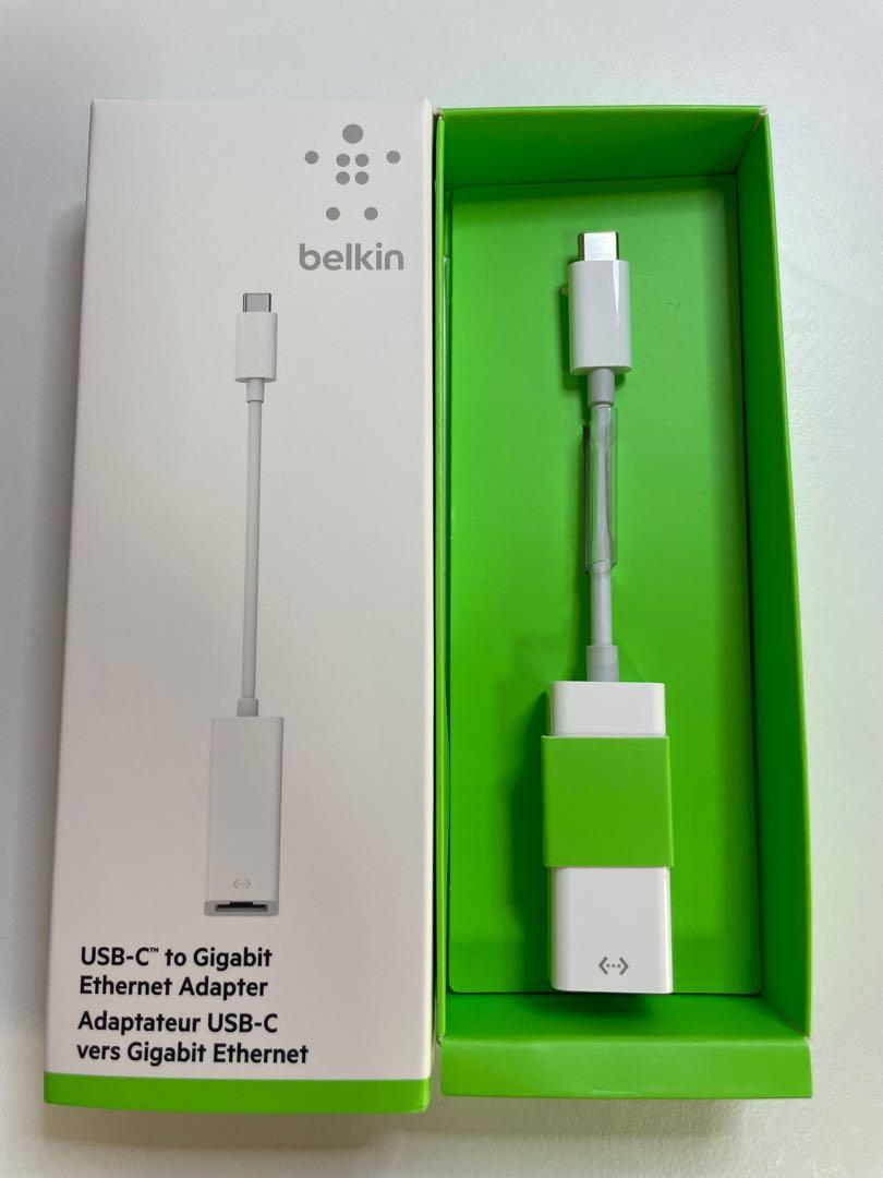 Belkin USB-C to Gigabit Ethernet Adapter, Mobile Phones & Gadgets ...