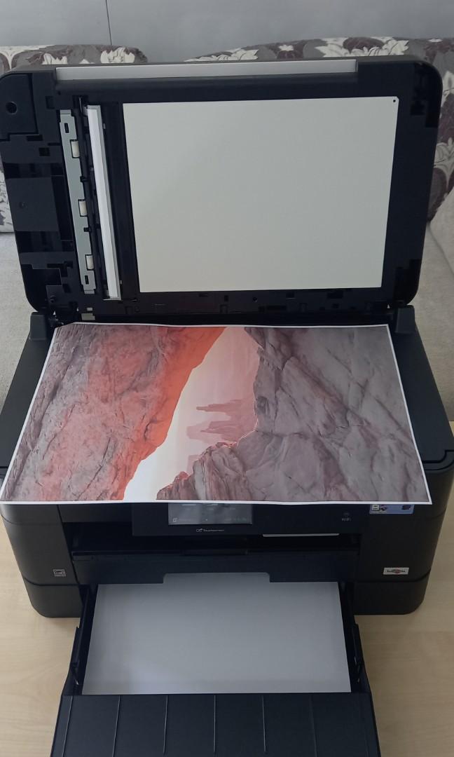 Brother (A3) printer MFC J2720 (come with full ink cartridge)( can double side scan/copy and ...