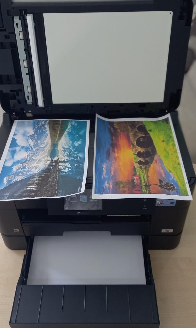 Brother (A3) printer MFC J2720 (come with full ink cartridge)( can double side scan/copy and ...