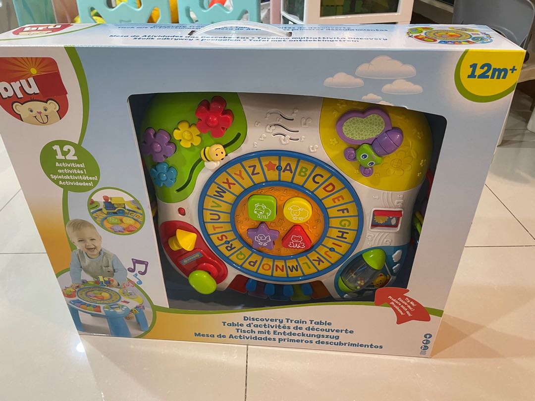 BRU Activity Table Discovery Train, Hobbies & Toys, Toys & Games on ...