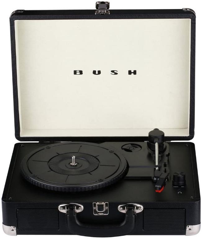 Bush Classic Retro Turntable Vinyl Record Player - Black, Audio, Other ...