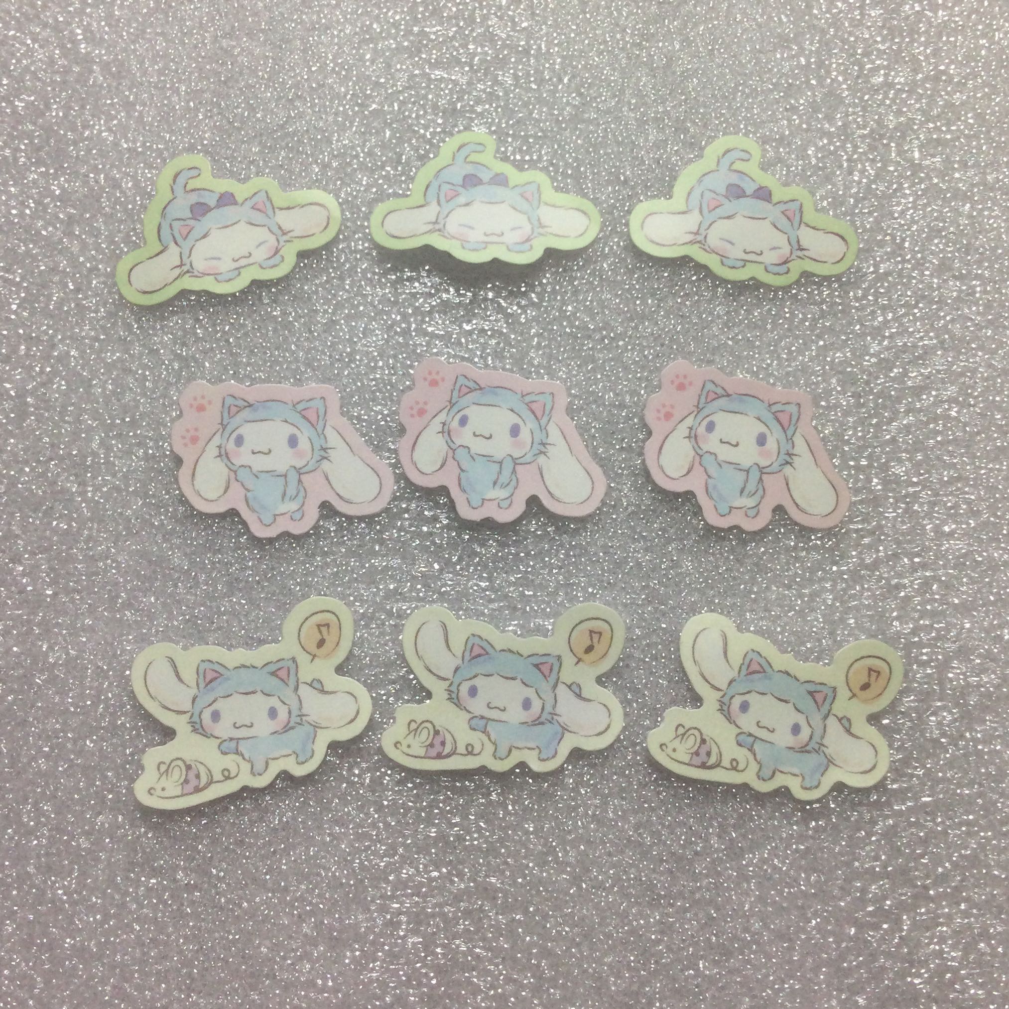 cinnamoroll stickers 4, 興趣及遊戲, 手作＆自家設計, 其他 - Carousell