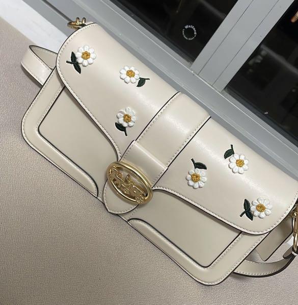 Coach Georgie Daisy Embroidery Bag, Women's Fashion, Bags & Wallets ...