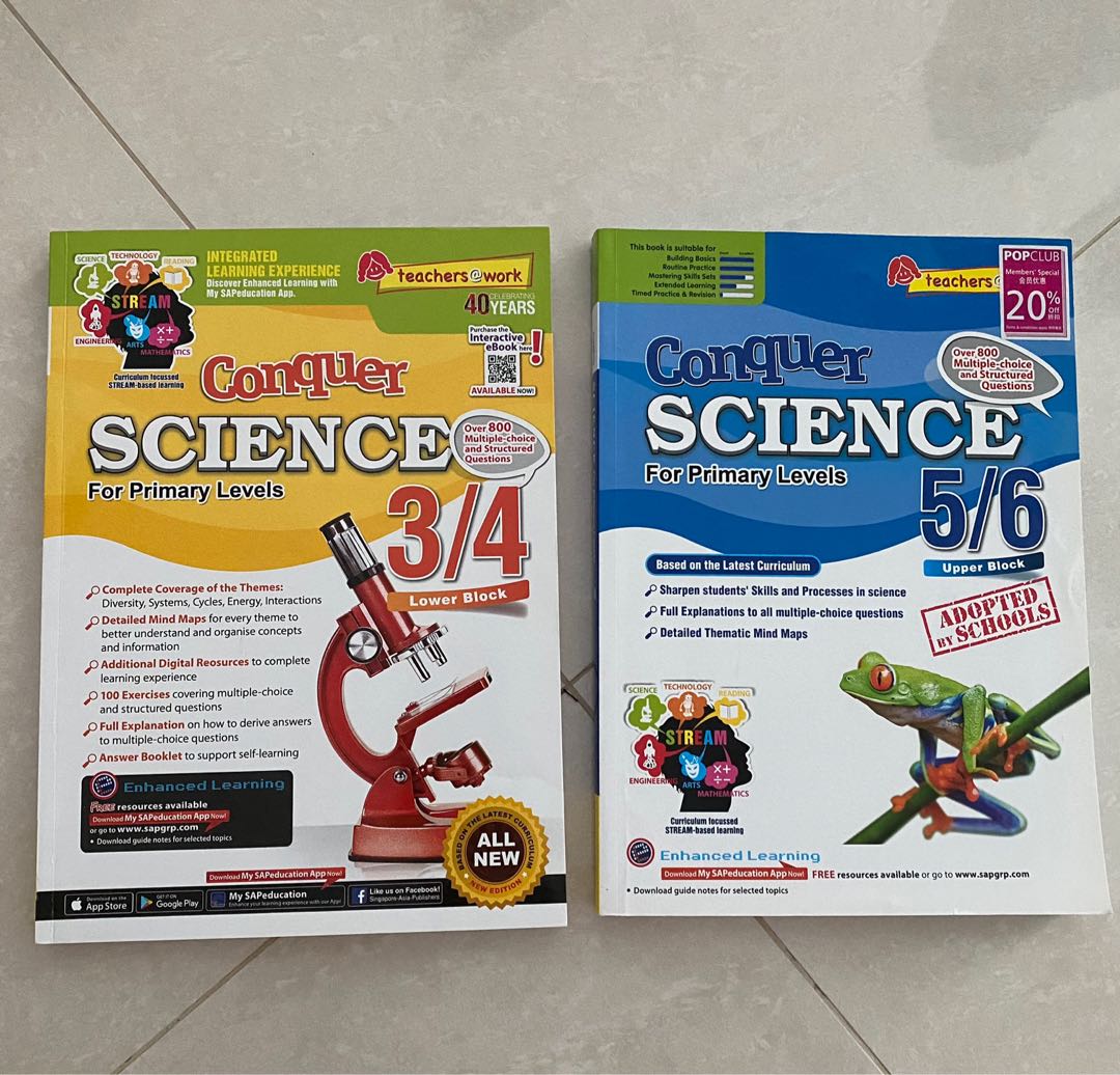 Conquer Science, Hobbies & Toys, Books & Magazines, Assessment Books on ...