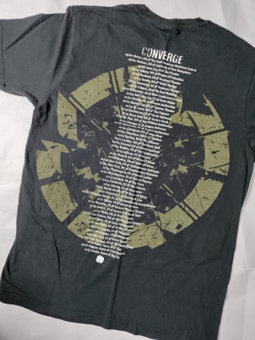 converge band shirt, Men's Fashion, Tops & Sets, Tshirts & Polo Shirts ...