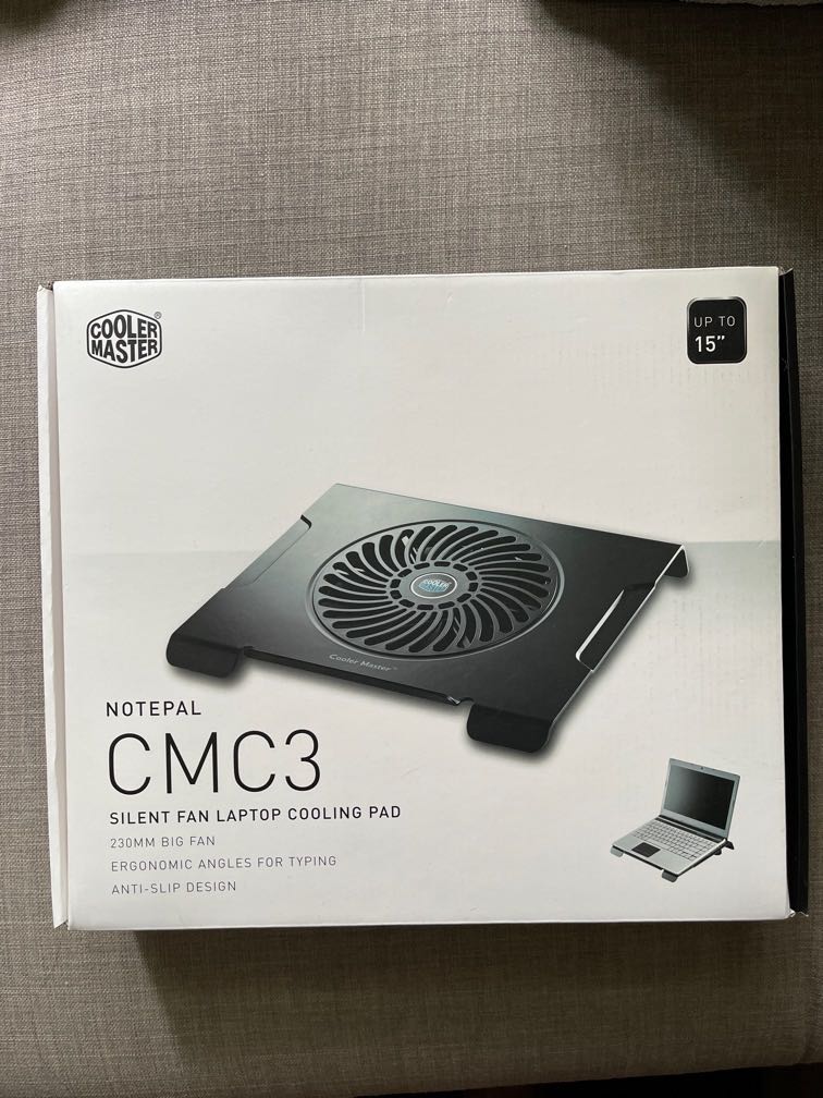 Cooler Master Laptop Cooling Pad Notepal CMC3, Computers & Tech, Parts ...