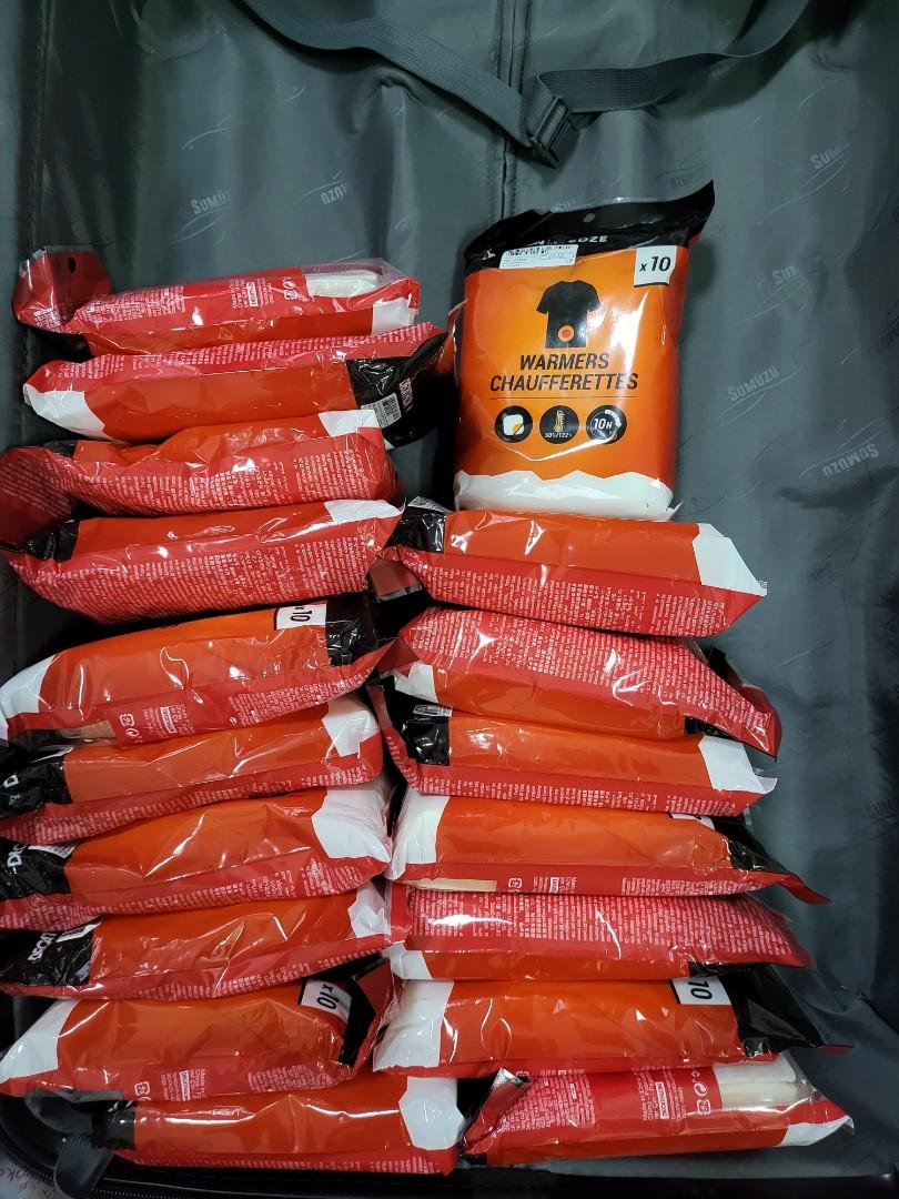Decathlon Heat Pack X 18 (10pieces per pack), Everything Else on Carousell
