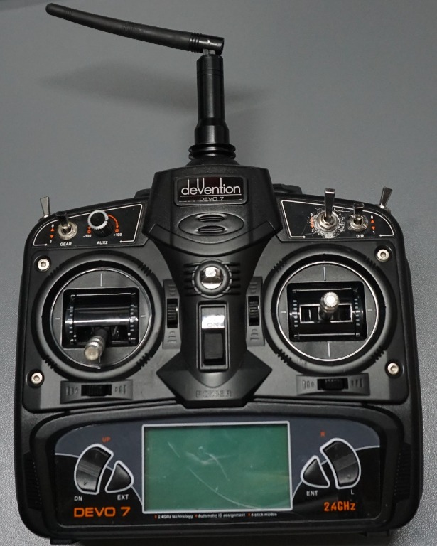 Devention Devo 7 Radio Control Transmitter - Mode 2, 興趣及遊戲, 玩具 & 遊戲類 - Carousell
