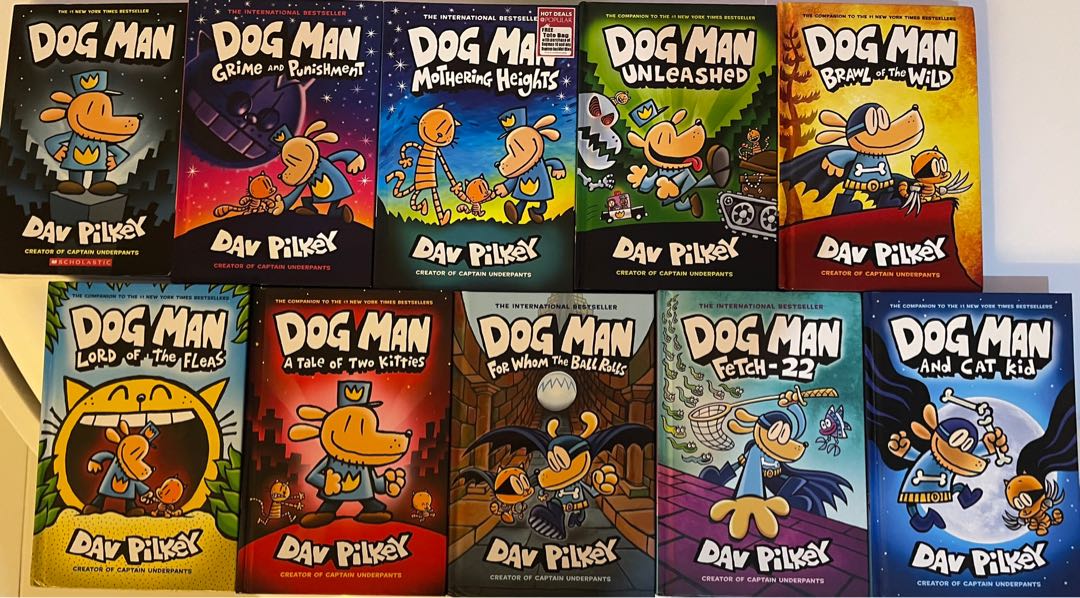 Dog Man Full set, Hobbies & Toys, Books & Magazines, Children's Books ...