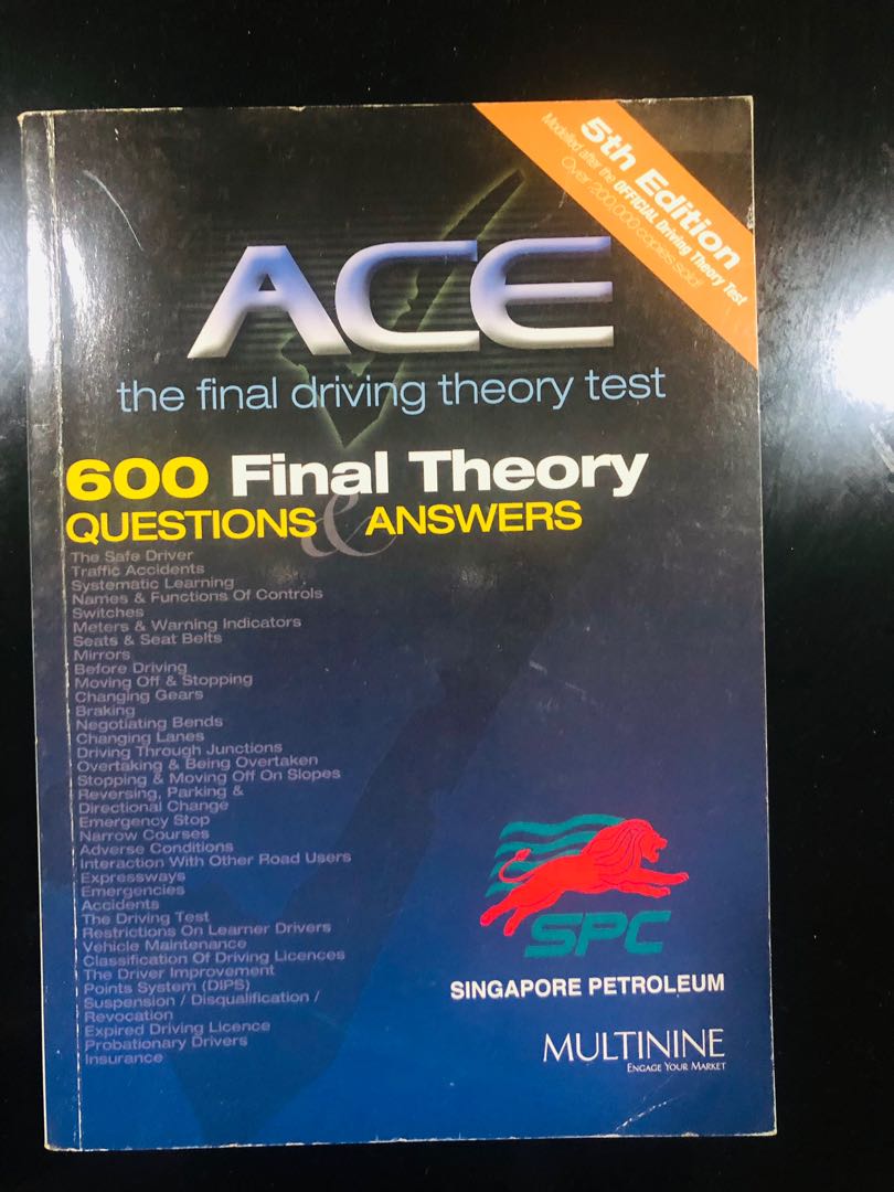 Driving Final theory, Hobbies & Toys, Books & Magazines, Assessment ...