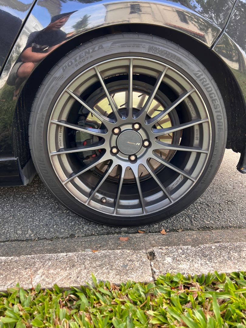 Enkei RS05RR 18x8.5 5x112 et 45, Car Accessories, Tyres & Rims on Carousell