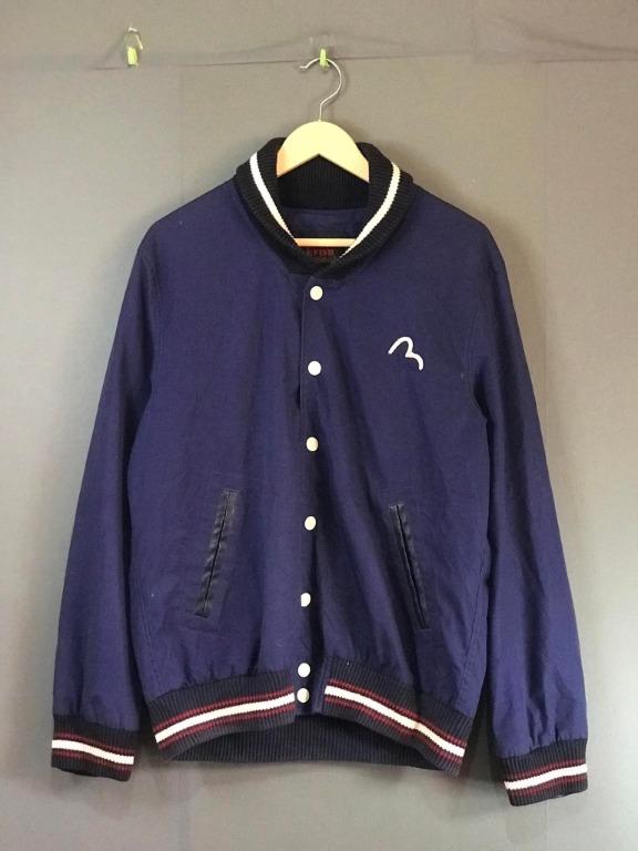 Evisu Bomber Varsity Jacket Style, Men's Fashion, Coats, Jackets and ...