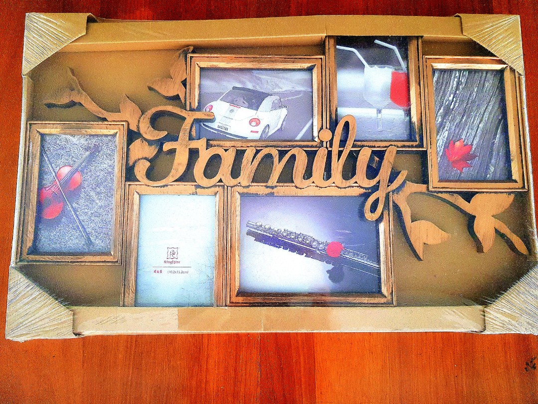 Artisanal Photo Frame for family photos, Furniture & Home Living, Home ...