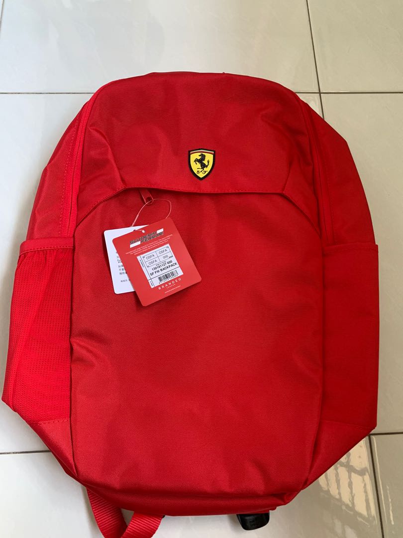 Ferrari Scuderia backpack, Men's Fashion, Bags, Backpacks on Carousell