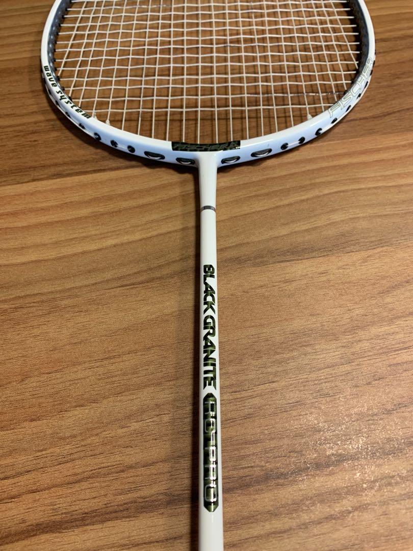 Fischer Black Granite RC Pro Badminton Racquet, Sports Equipment ...