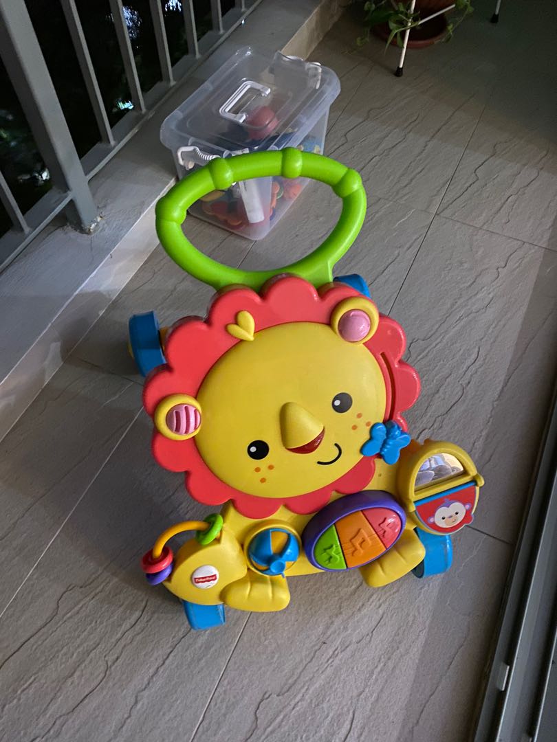 Fisher Price Lion Walker, Babies & Kids, Infant Playtime on Carousell