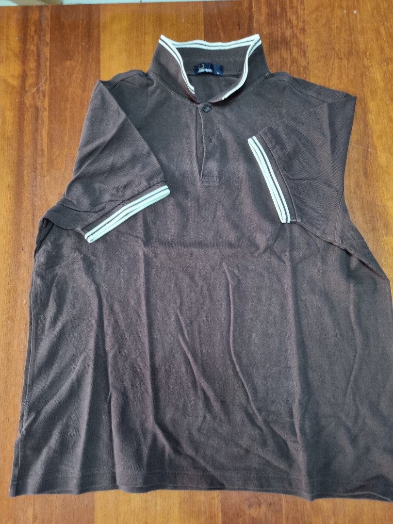 Fred Perry Brown, Men's Fashion, Tops & Sets, Tshirts & Polo Shirts on ...