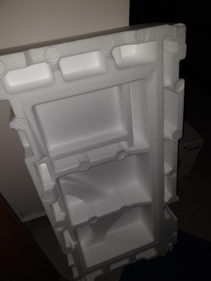 Free Styrofoam pack box for 34 inch monitor, Everything Else on Carousell