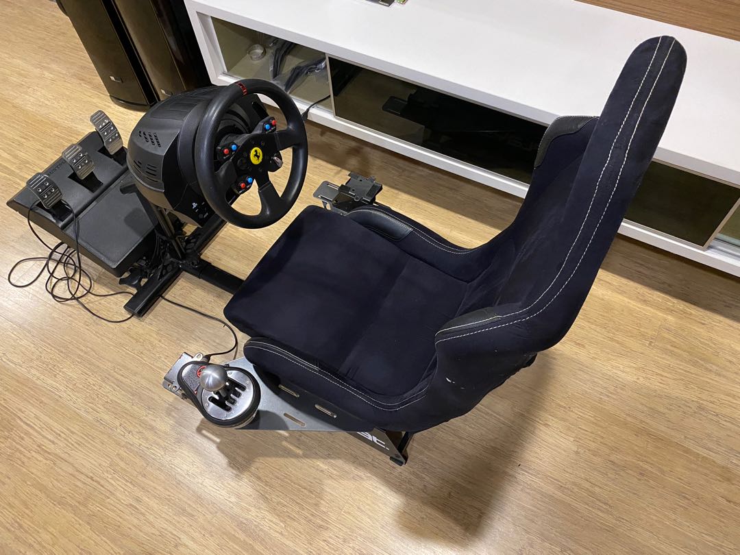 Full Set Thrustmaster + Playseat, Video Gaming, Gaming Accessories ...