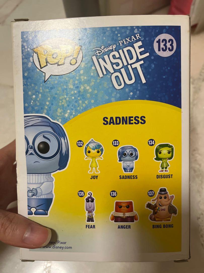 Funko Pop Sadness Inside Out, Hobbies & Toys, Toys & Games on Carousell