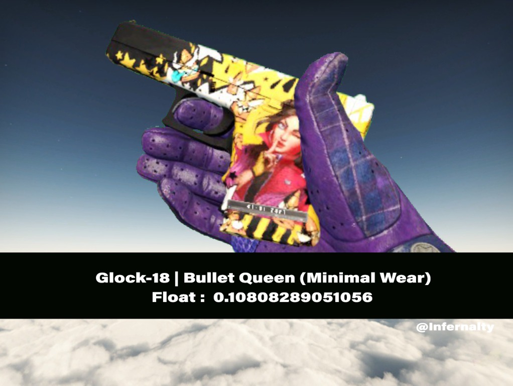 Glock-18 Bullet Queen MW CSGO SKINS KNIVES, Video Gaming, Gaming ...