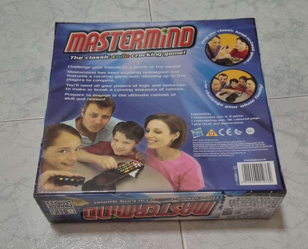 Hasbro Gaming Mastermind The Classic Code Cracking Game, Hobbies & Toys ...