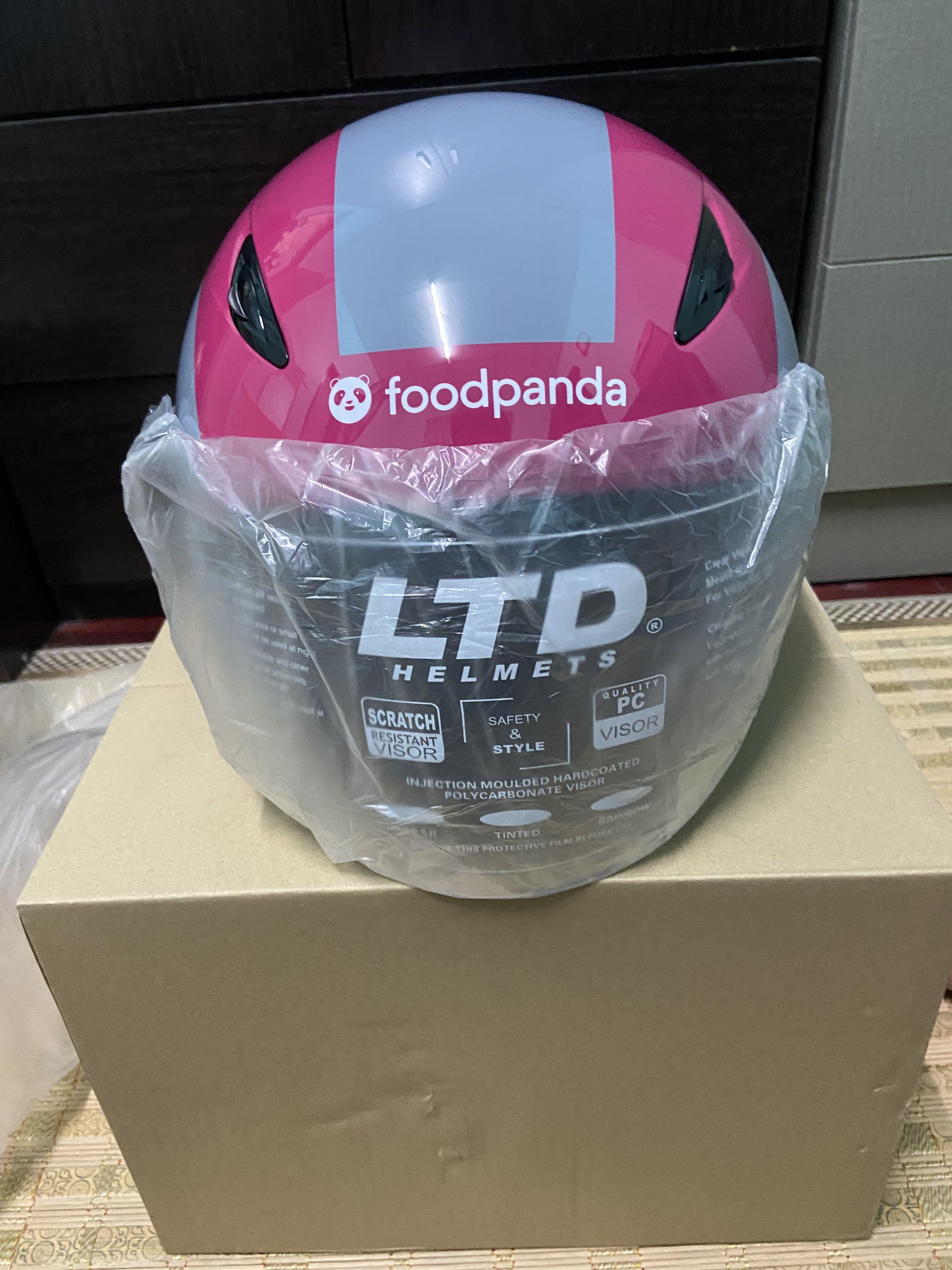 Helmet foodpanda, Motorbikes on Carousell