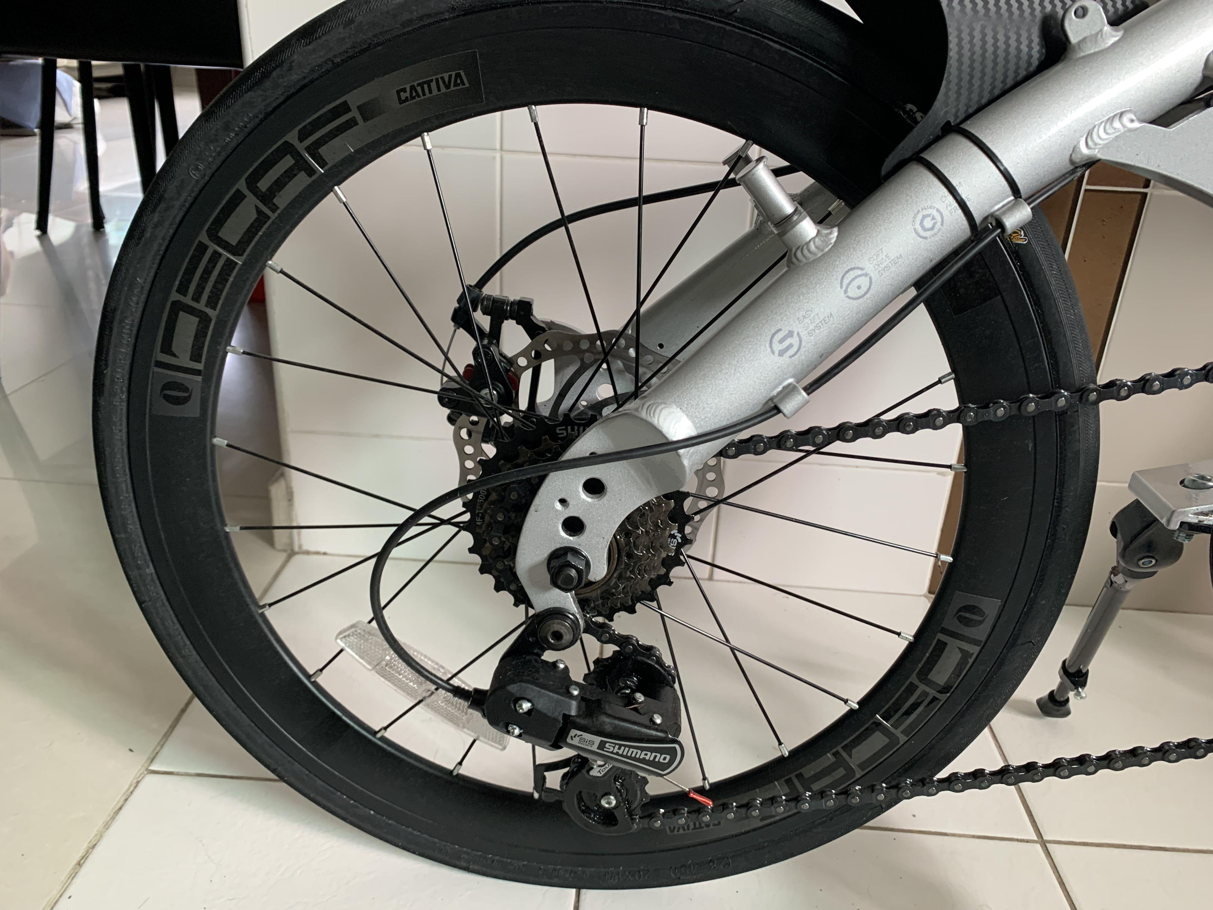 Java Folding Bike (Upgraded 451 Decaf sport rim), Sports Equipment ...