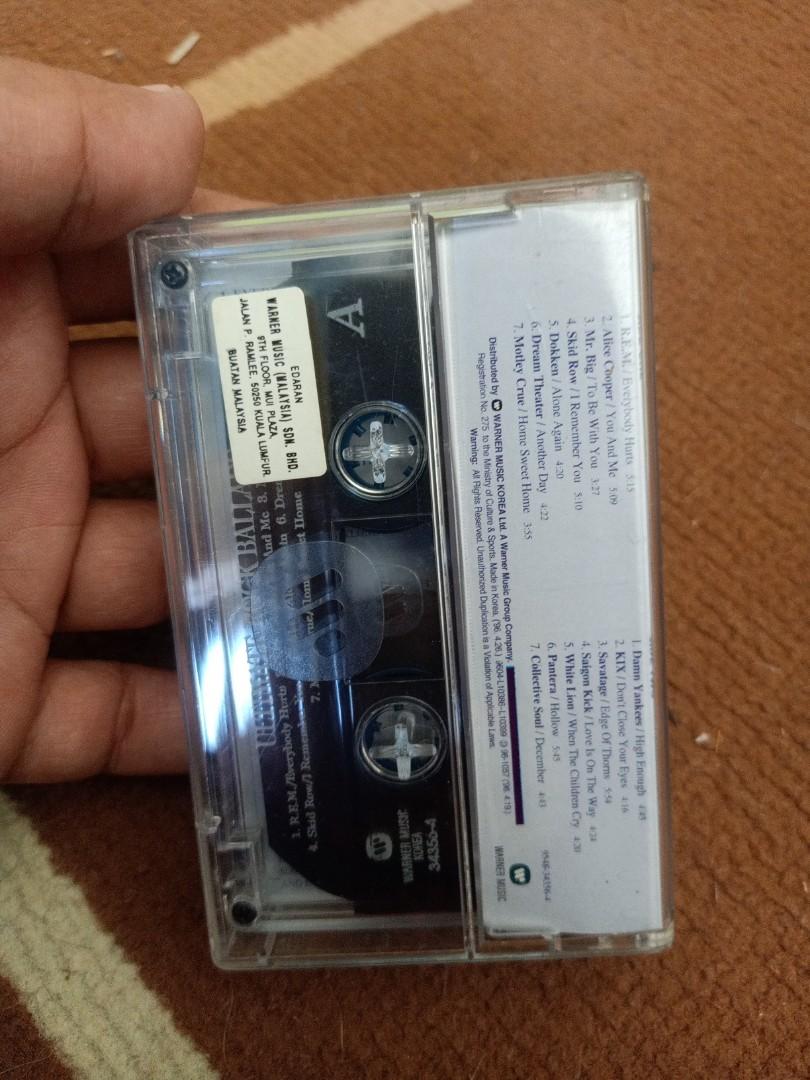 kaset rock english - ultimate rock ballads 1996, Hobbies & Toys, Music & Media, CDs & DVDs on ...