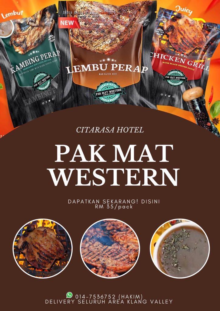 Lembu/kambing/ayam perap pak mat western., Food & Drinks, Chilled ...