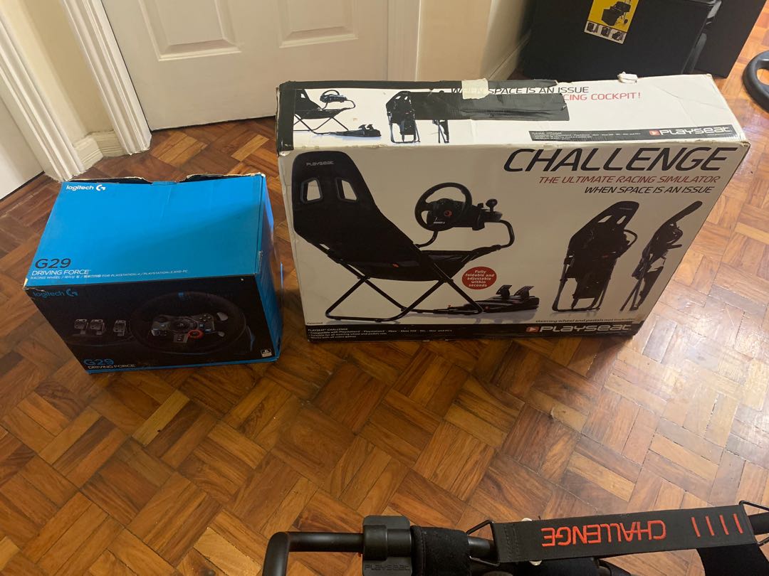 Logitech G29 with playseat, Video Gaming, Gaming Accessories ...