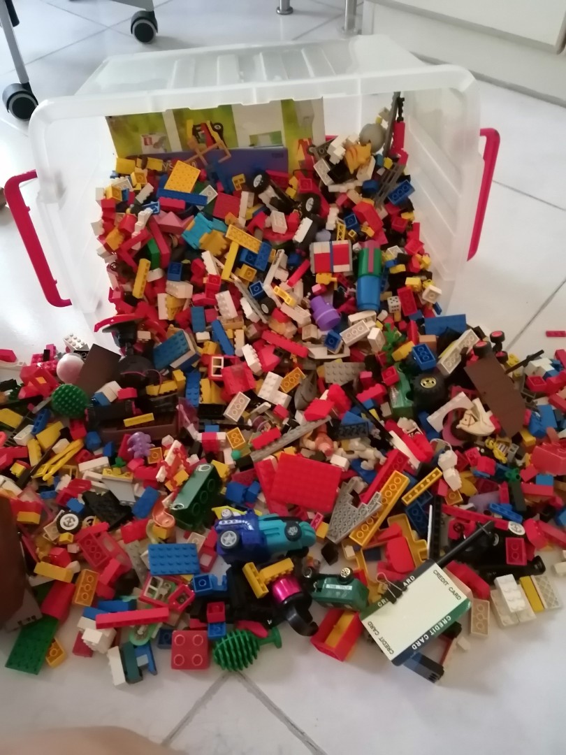 Lego bricks, All original, Assorted, Thousands in a box, Hobbies & Toys ...