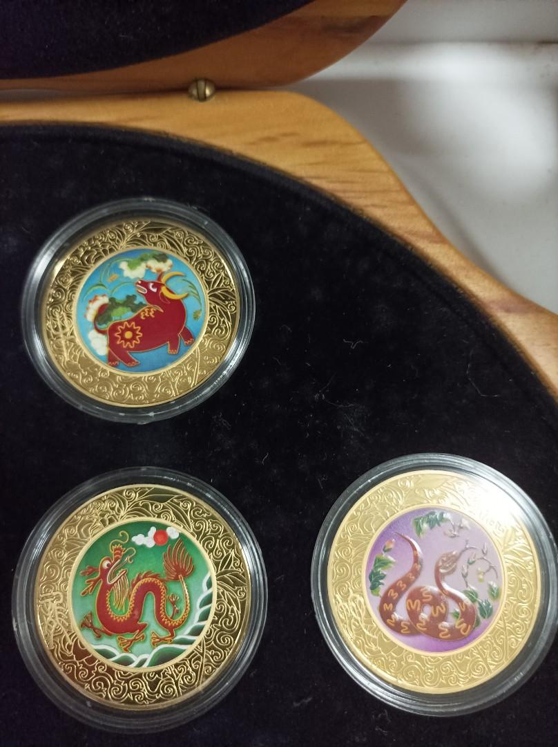 Lunar Zodiac coin set, Hobbies & Toys, Memorabilia & Collectibles ...