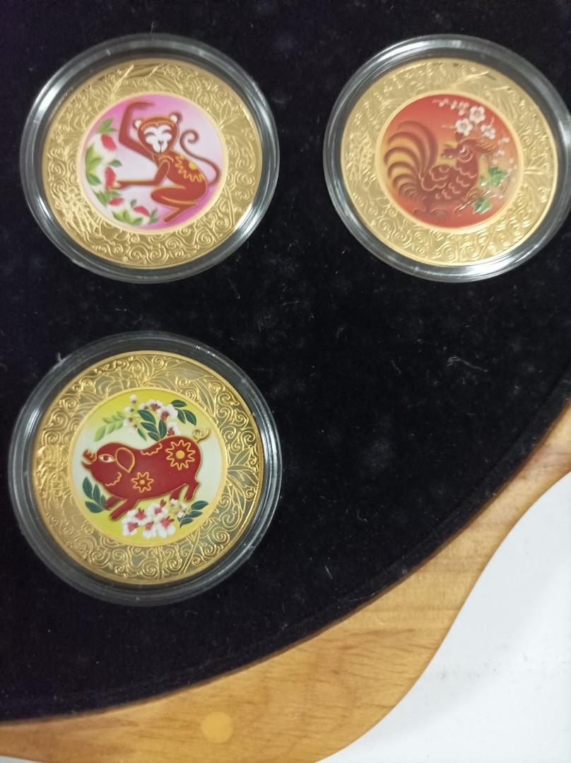 Lunar Zodiac coin set, Hobbies & Toys, Memorabilia & Collectibles ...