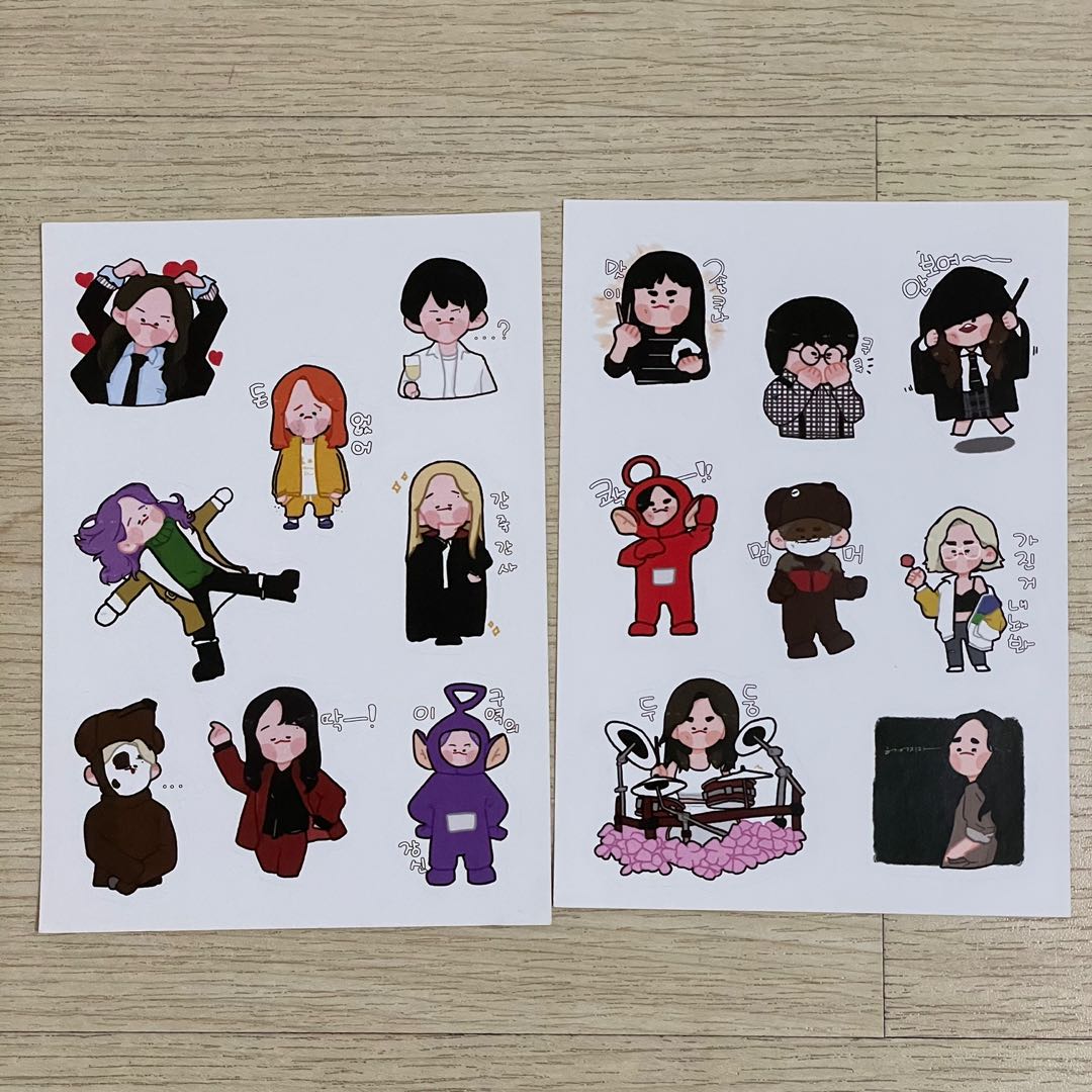 Mamamoo Stickers, Hobbies & Toys, Memorabilia & Collectibles, K-Wave on ...