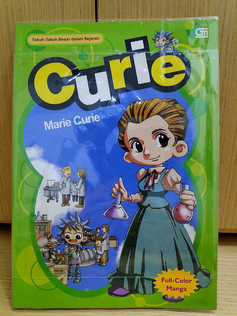 Marie Curie Tokoh Besar Dalam Sejarah Full Color Glossy Paper Manga