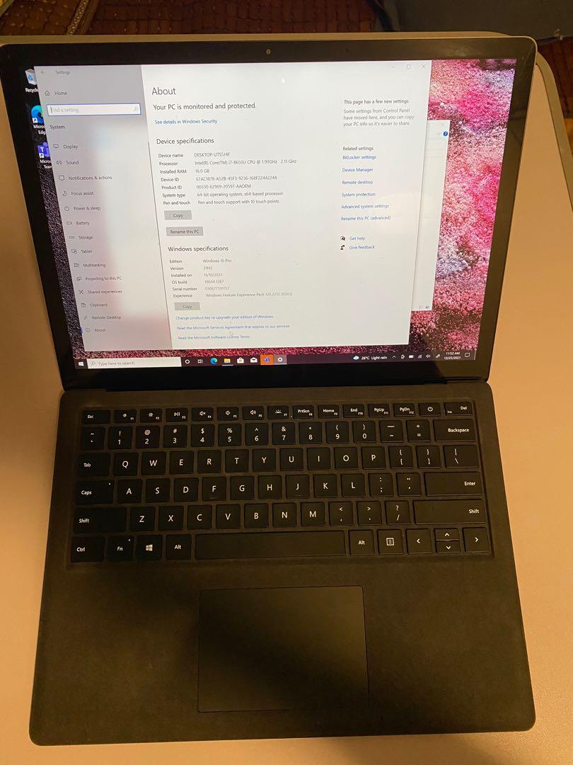 Microsoft Surface Laptop model: 1769 (w touch screen), Computers & Tech ...