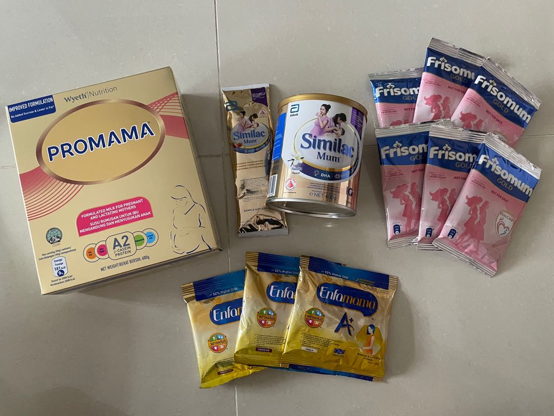 Milk powder for pregnant and lactating mums (Promama, Similac Mum ...