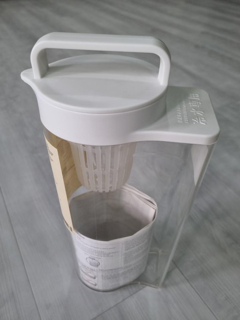 Muji Acrylic Water Pitcher Jug w Infuser, Furniture & Home Living ...