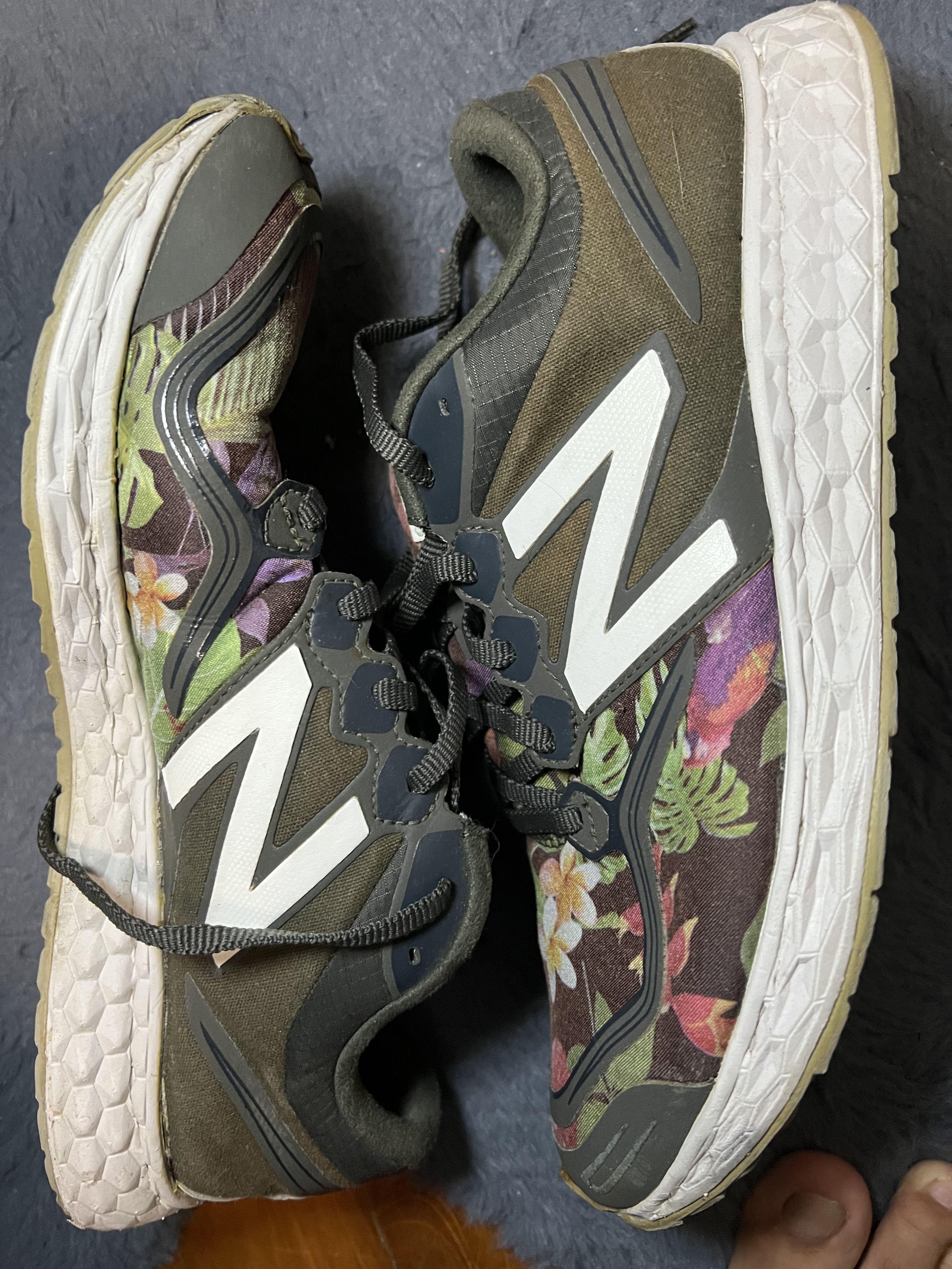 New Balance Floral Sneakers, Men's Fashion, Footwear, Sneakers on Carousell
