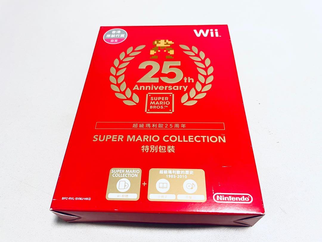 Nintendo 任天堂 Wii game Super Mario Bros Collection 25th Anniversary, 遊戲機 ...