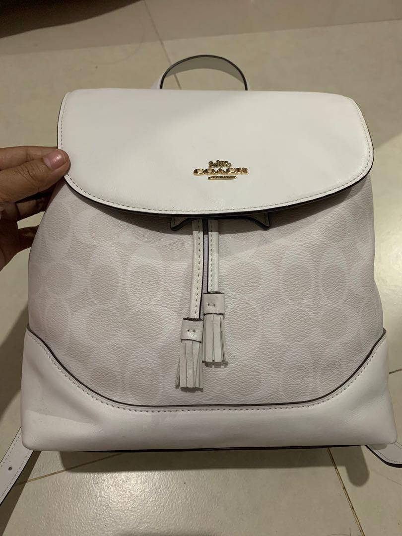 Original Coach Signature Elle Backpack, Women's Fashion, Bags & Wallets ...