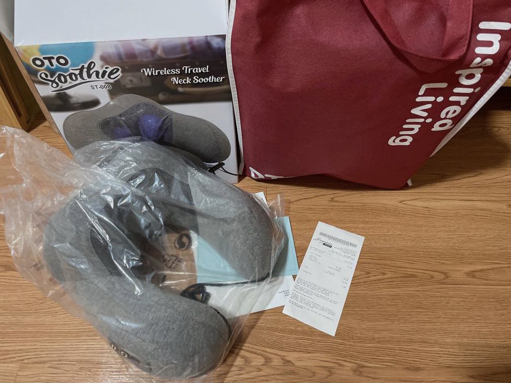 OTO Wireless Travel Neck Soother, Health & Nutrition, Massage Devices ...