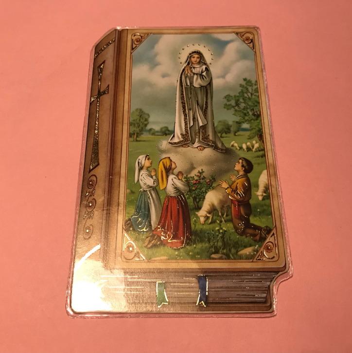 Our Lady of Fatima Stampita / Holy Card / Prayer Card, Hobbies & Toys ...