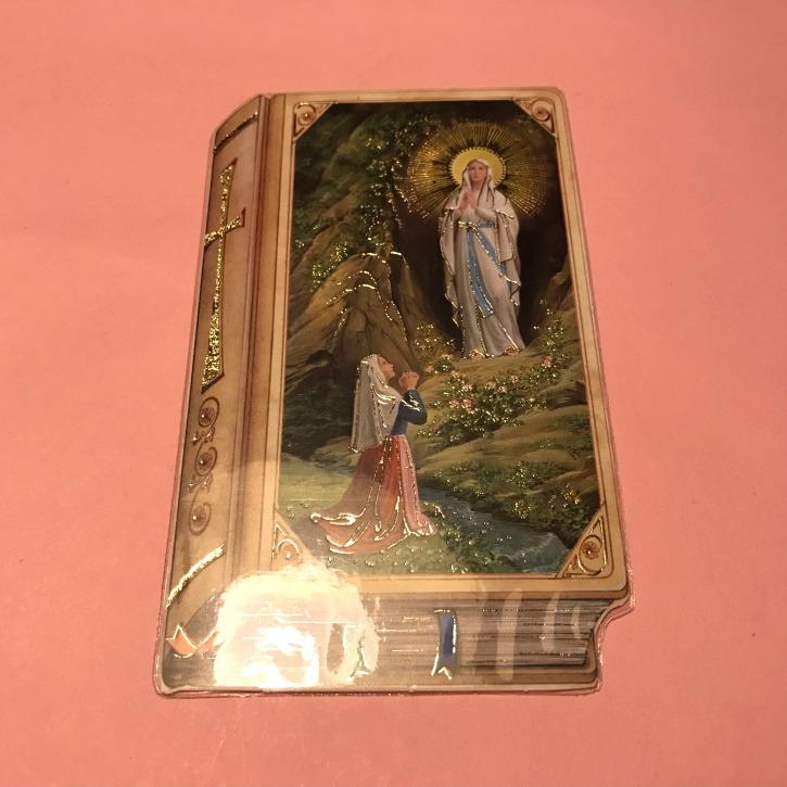 Our Lady of Lourdes Stampita / Holy Card / Prayer Card, Hobbies & Toys ...
